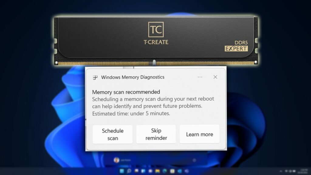 Windows 11 to Launch Active Memory Checkups on Restart to Catch Bugs