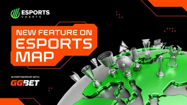 GG.BET and Esports Charts Reveal Updated Esports Map