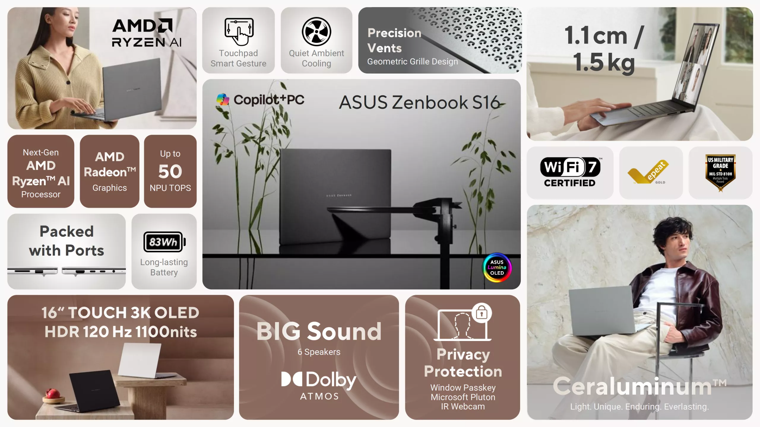 ASUS Unveils 2026 AMD Laptops: Ryzen AI 400 & MAX+ in Zenbook ...